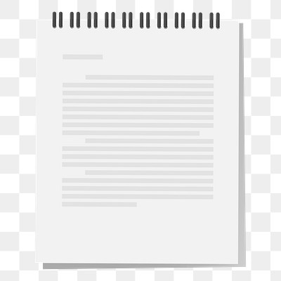 Notepad sheet vector illustration | Premium Vector - rawpixel