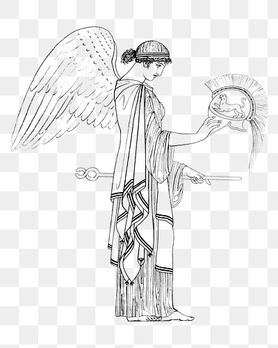 Greek goddess png, vintage illustration | Premium PNG Illustration ...