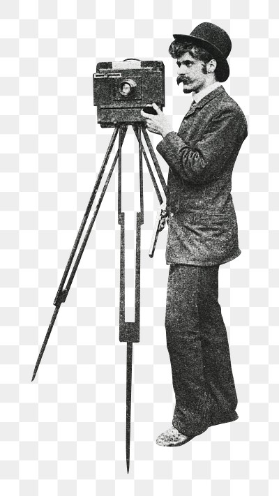 Vintage photographer png element, transparent | Premium PNG - rawpixel
