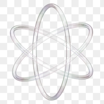 PNG 3D clear atom, element | Free PNG - rawpixel