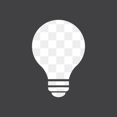 Black light bulb png frame, | Premium PNG - rawpixel