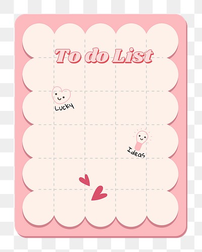 Pink notepad planner vector | Premium Vector - rawpixel