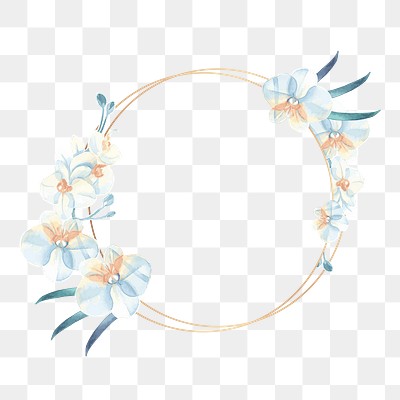 Round gold flower frame vector | Premium Vector - rawpixel