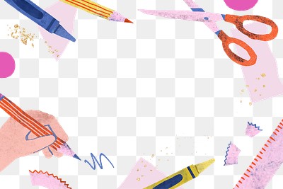 Blank pink back school frame | Premium Vector - rawpixel