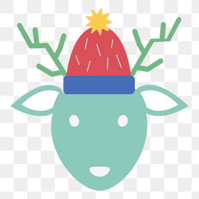 Illustration of reindeer icon | Premium Vector - rawpixel