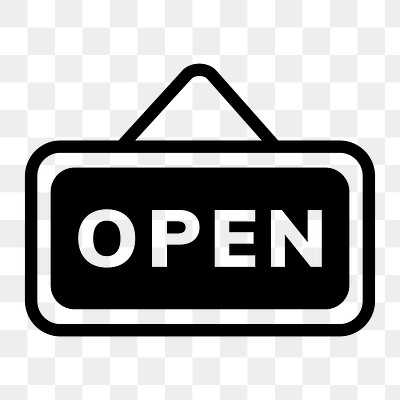 Open sign board icon png, | Premium Icons - rawpixel