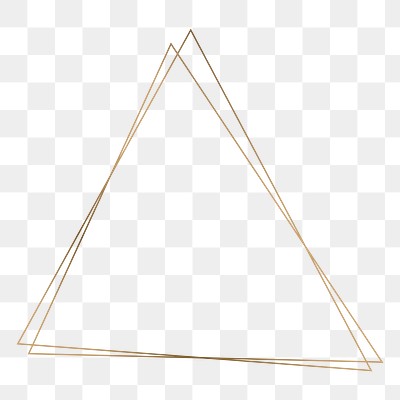 Golden triangle frame template vector | Premium Vector - rawpixel