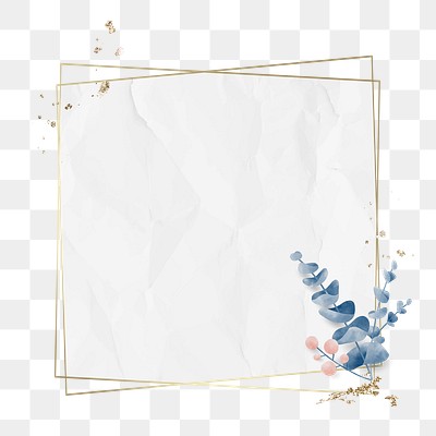 Leafy golden square frame vector | Premium Vector - rawpixel