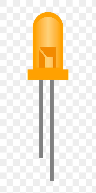 Orange led icon png illustration, | Free PNG - rawpixel