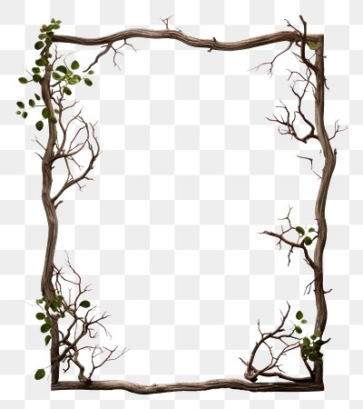 PNG Tree branches frame plant | Premium PNG - rawpixel