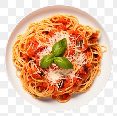 PNG Spaghetti pasta plate food | Free PNG - rawpixel
