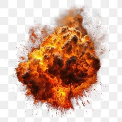 Bomb explosion effect png, transparent | Premium PNG - rawpixel