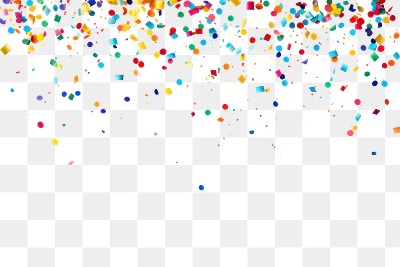 Colorful confetti effect png, transparent | Premium PNG - rawpixel