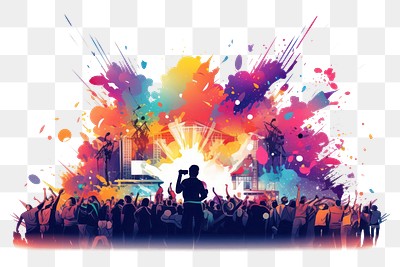 PNG Music festival concert celebration | Free PNG - rawpixel
