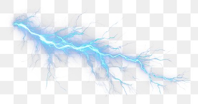 PNG Blue lightning effect, transparent | Premium PNG - rawpixel