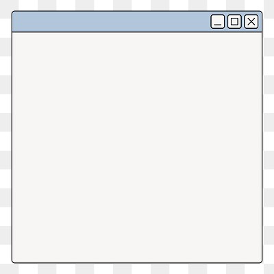 PNG Blue pop-up window frame | Premium PNG - rawpixel