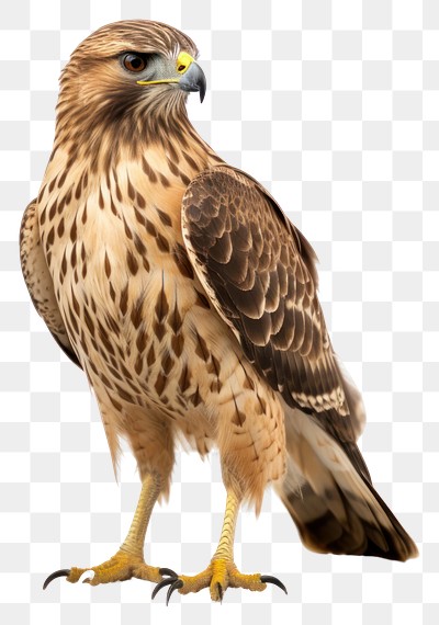 PNG Hawk buzzard animal bird. | Free PNG - rawpixel