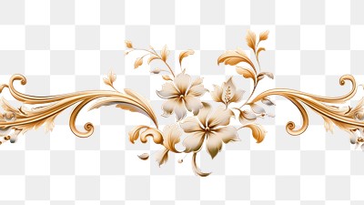 PNG Luxury floral pattern ornate | Free PNG - rawpixel