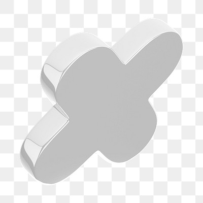 3D X shape png sticker, | Premium PNG - rawpixel