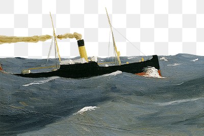 Tramp Steamer oil painting Edward | Free Photo Illustration - rawpixel