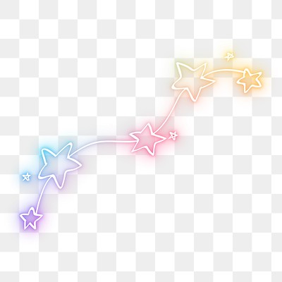 Rainbow led light star psd | Premium PSD - rawpixel