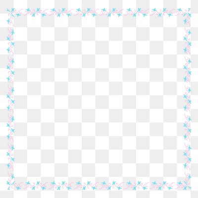 Turquoise ornamental frame design element | Free PNG - rawpixel