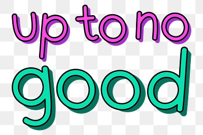 no good typography design element | Premium PNG Sticker - rawpixel