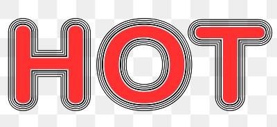 Hot png retro offset letters | Premium PNG Sticker - rawpixel