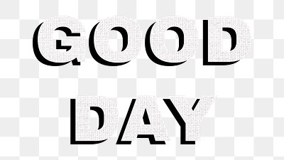 Good day greeting typography png | Premium PNG Sticker - rawpixel