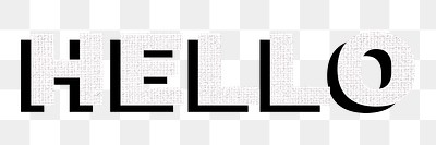 Hello greeting word typography png | Free PNG Sticker - rawpixel