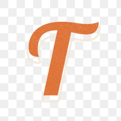 Alphabet letter T retro bold | Premium PSD - rawpixel