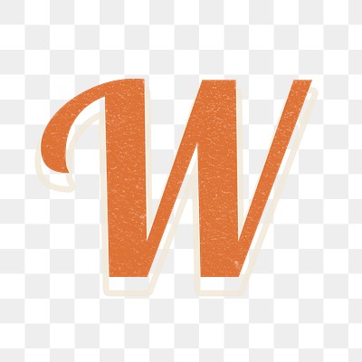 Letter W handwriting font lettering | Premium PSD - rawpixel