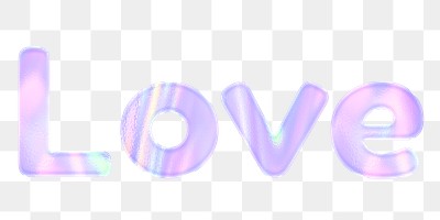 Purple love text png bling | Premium PNG Sticker - rawpixel