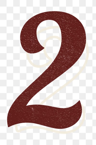 Red number 2 sign symbol | Premium PNG Sticker - rawpixel