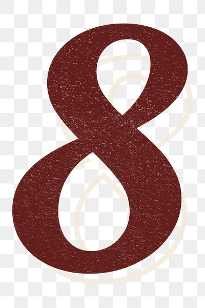 Number eight sign symbol icon | Premium PSD - rawpixel