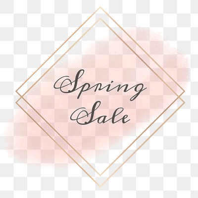 Spring sale png floral frame | Free PNG - rawpixel