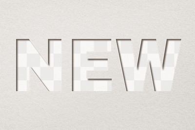 New word png paper cut | Free PNG - rawpixel