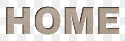 Home word png clipart paper | Free PNG Sticker - rawpixel