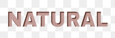 Png word natural bold font | Free PNG Sticker - rawpixel