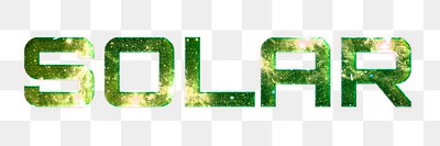 SOLAR text png typography galaxy | Free PNG Sticker - rawpixel
