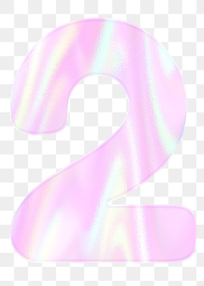 Shiny number two png numerical | Free PNG Sticker - rawpixel