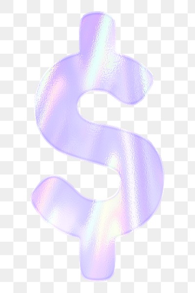 Dollar sign sticker png pastel | Premium PNG Sticker - rawpixel
