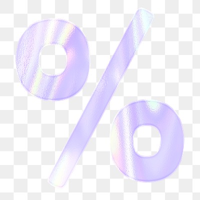 Percent symbol sticker png pastel | Premium PNG Sticker - rawpixel
