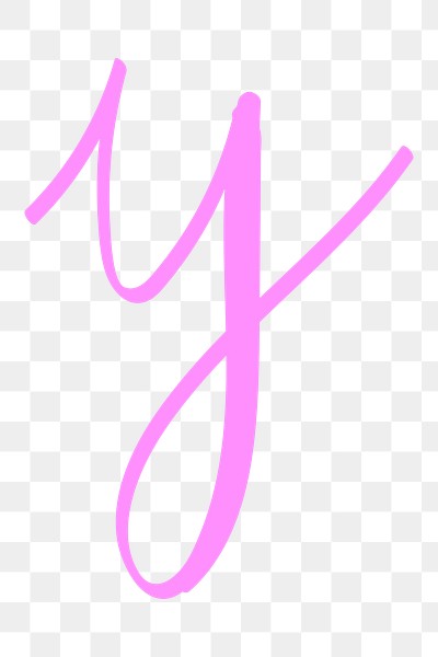 Letter Y png doodle typography | Premium PNG Sticker - rawpixel