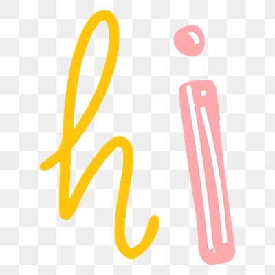 Hi doodle hand drawn vector | Premium Vector - rawpixel