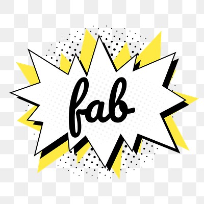 Png fab text cartoon speech | Premium PNG Sticker - rawpixel