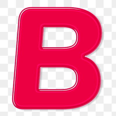 Letter B png bold jelly | Premium PNG Sticker - rawpixel