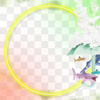 Glowing yellow neon frame png | Premium PNG - rawpixel