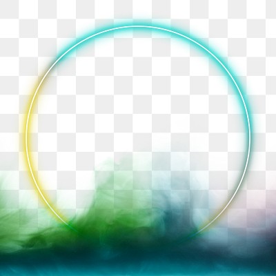 Round neon frame png gradient | Premium PNG - rawpixel