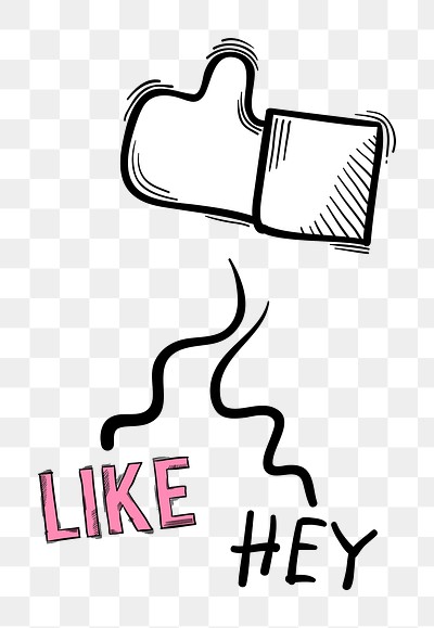 Png like icon cartoon doodle | Premium PNG Sticker - rawpixel